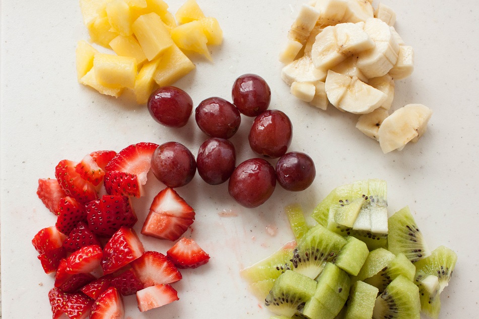 Fruit Salad in a Pineapple Boat